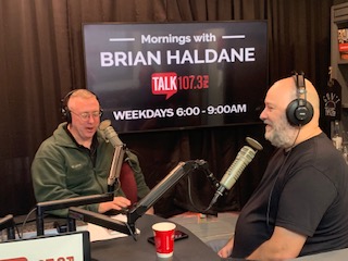 Mornings with Brian Haldane: Chuck P. 1-7-22 - Talk 107.3FM