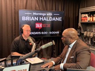 Mornings with Brian Haldane: Lamont Cole 4-8-22 - Talk 107.3FM