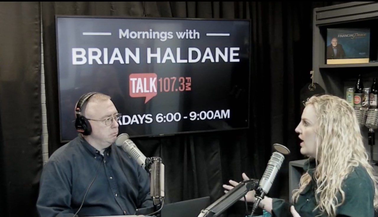 Mornings with Brian Haldane: Jenn Racca, 01-18-2023 - Talk 107.3FM