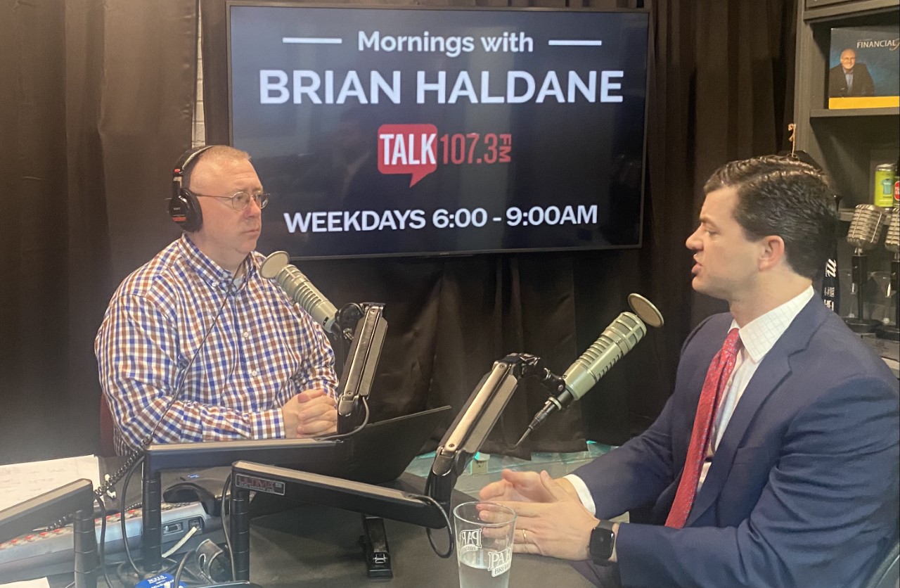 Mornings with Brian Haldane: Jeremy Stine, 01-19-2023 - Talk 107.3FM