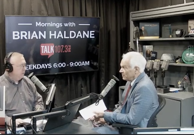 Mornings with Brian Haldane: Ronnie Morris, 07-10-2023 - Talk 107.3FM