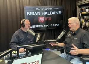 Mornings with Brian Haldane: Marty Maley, 09-27-2023 - Talk 107.3FM