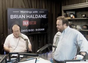 Mornings with Brian Haldane: Casey O'Banion, 10-24-2023 - Talk 107.3FM