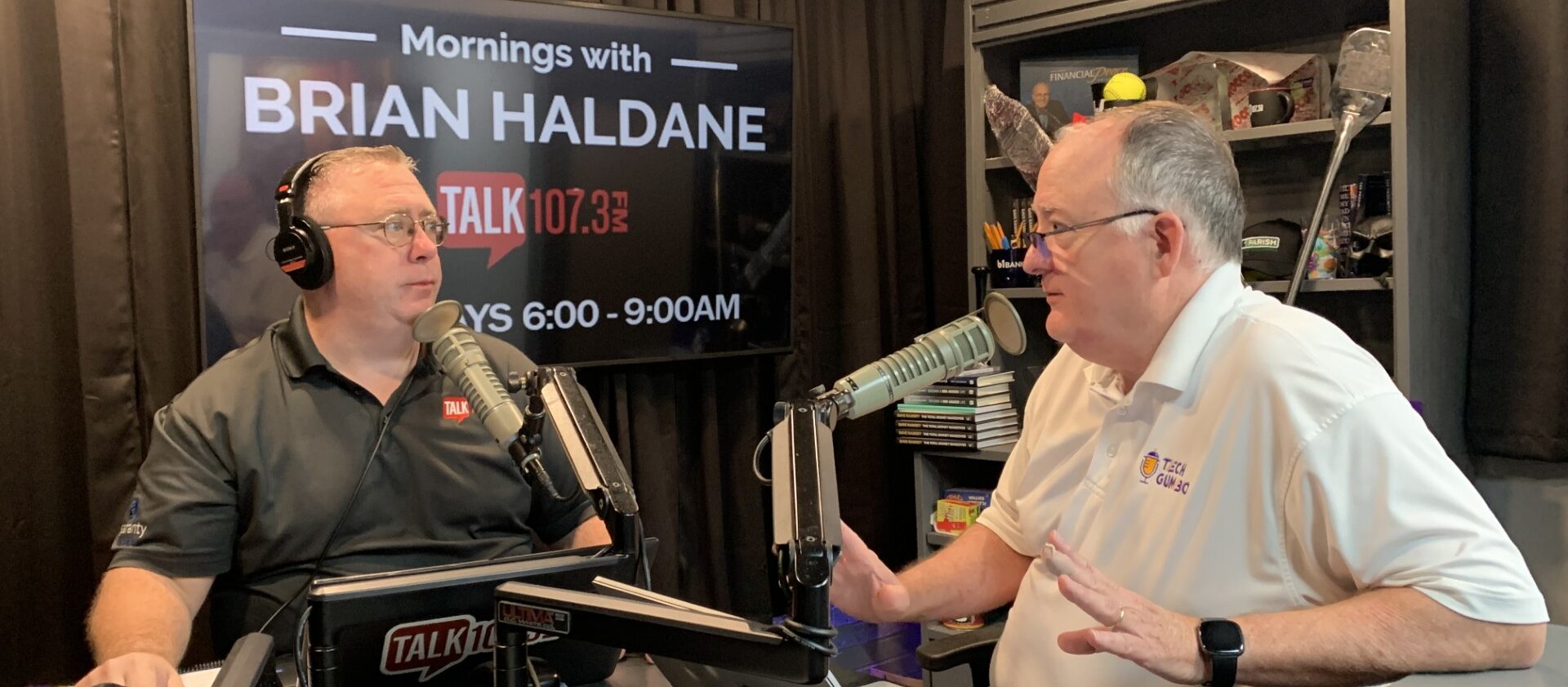 Mornings with Brian Haldane: Haggai Davis, 10-10-24 - Talk 107.3FM